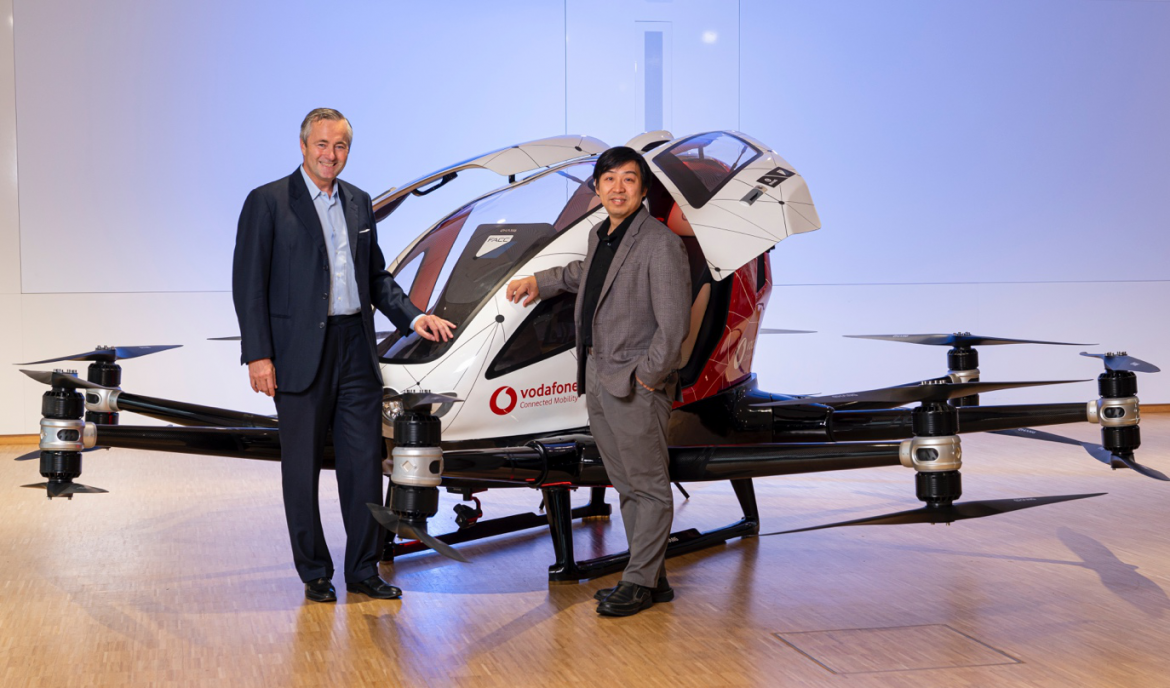 EHang Announces Strategic Partnership with Vodafone to Collaborate on ...